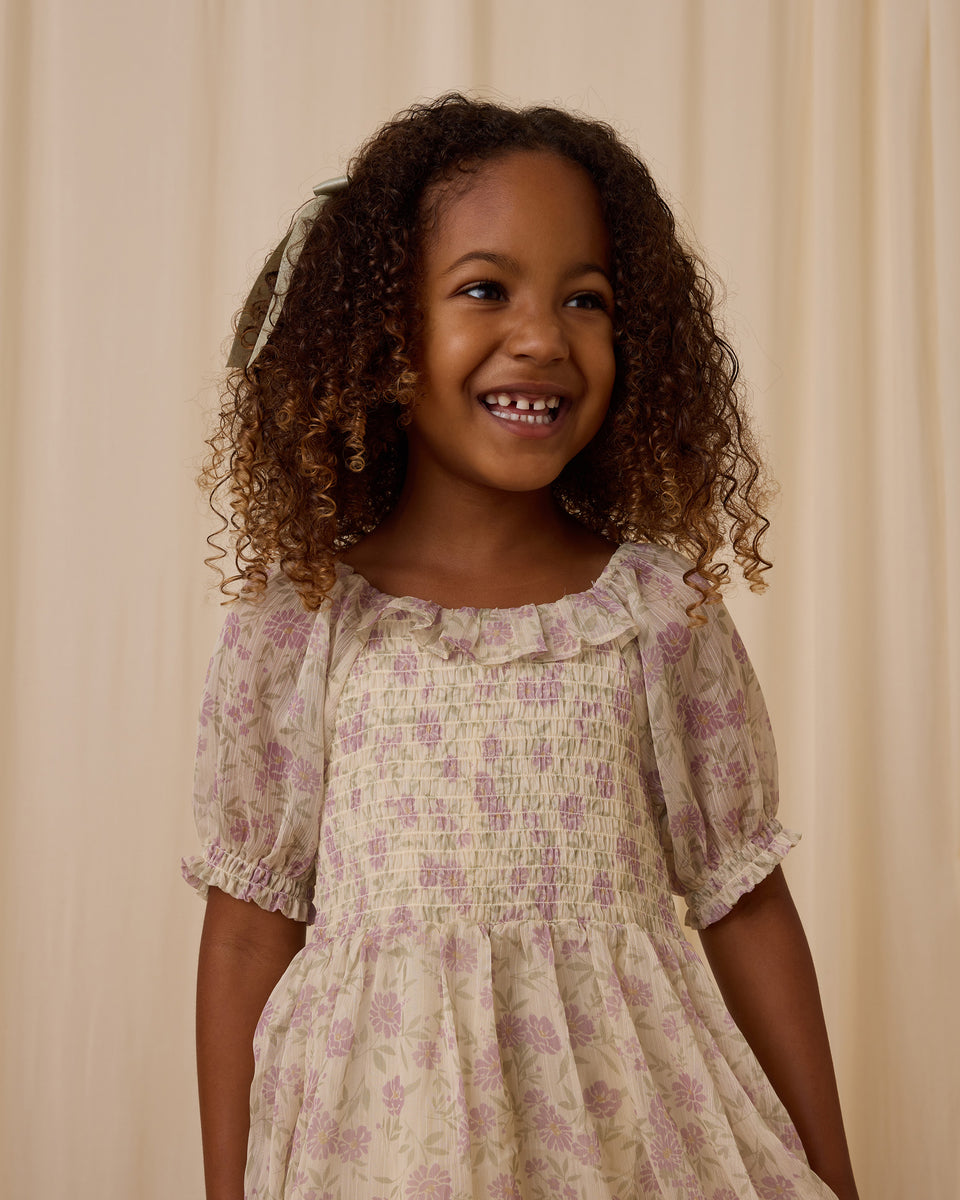 Millie Dress - Lavender Field – Cheeky Monkey