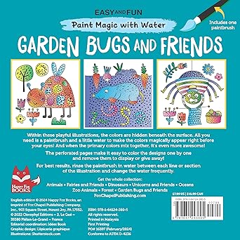 Easy and Fun Paint Magic with Water: Garden Bugs and Friends – Cheeky ...